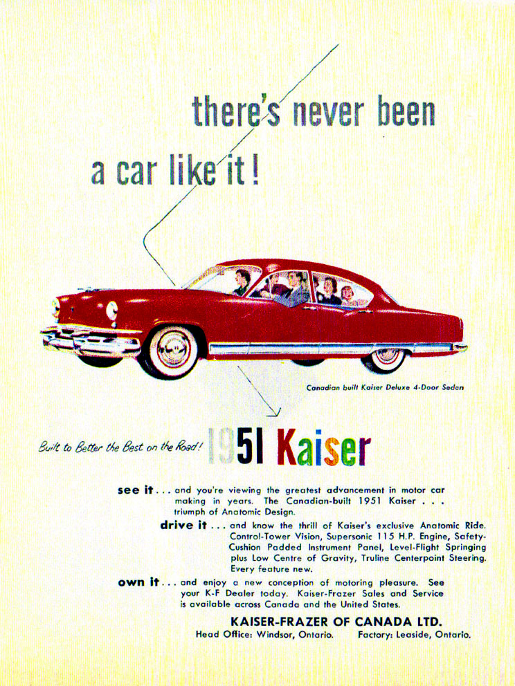 Directory Index: Kaiser-Frazer Ads/1951